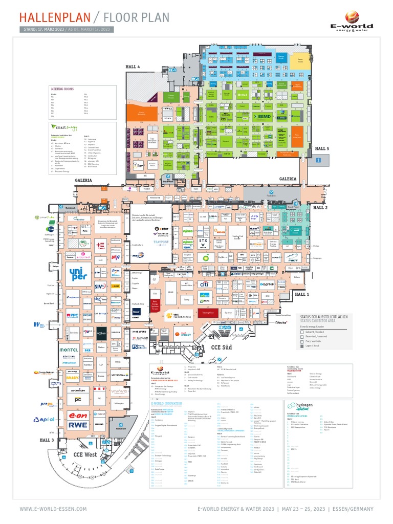 E-World Hallenplan | PDF