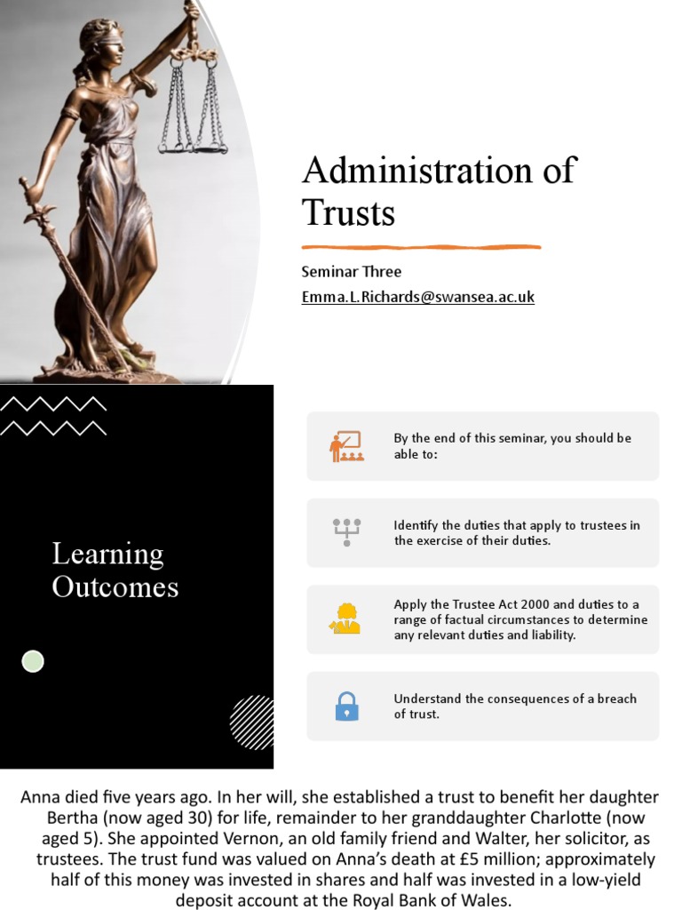 Equity Sem3 Administration (683) - Read-Only | PDF | Trust Law | Trustee