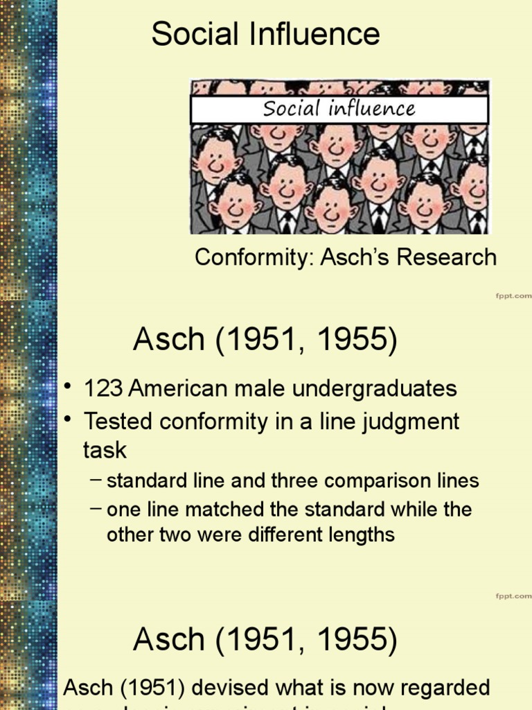 02 - Asch's Research (Autosaved) | PDF | Conformity | Psychological ...