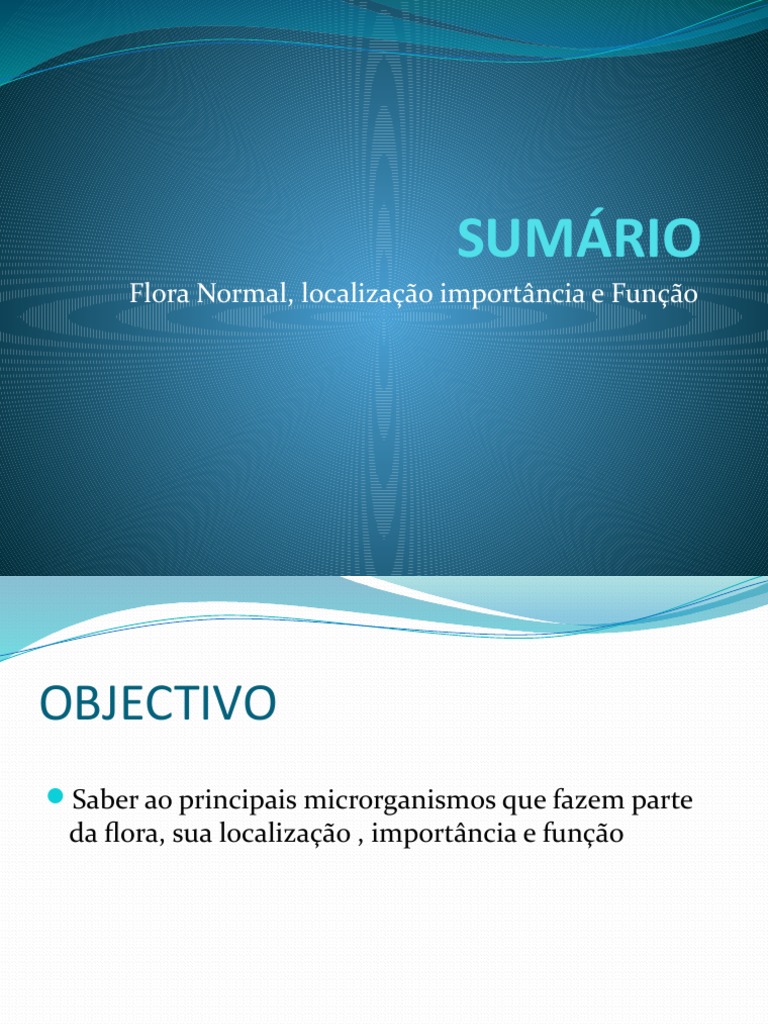 5 - Flora Normal | PDF | Corpo humano | Boca