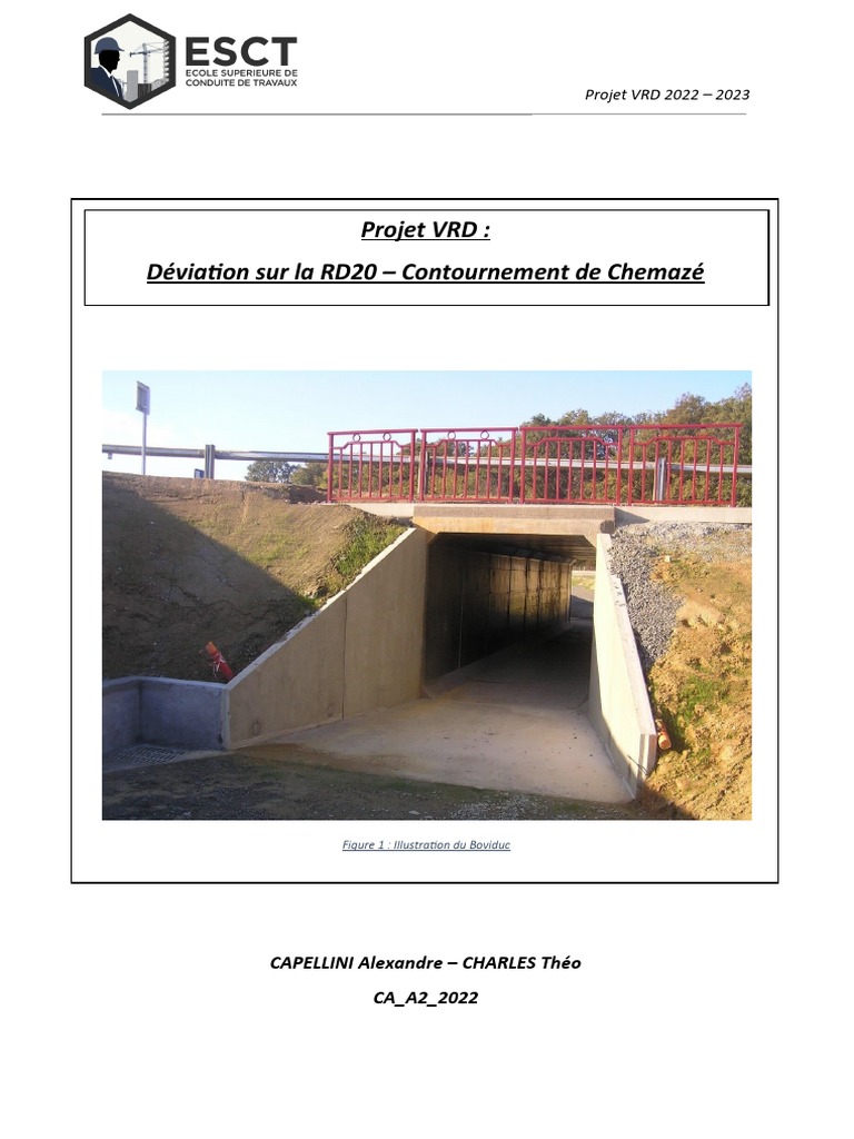 Analyse Projet VRD | PDF