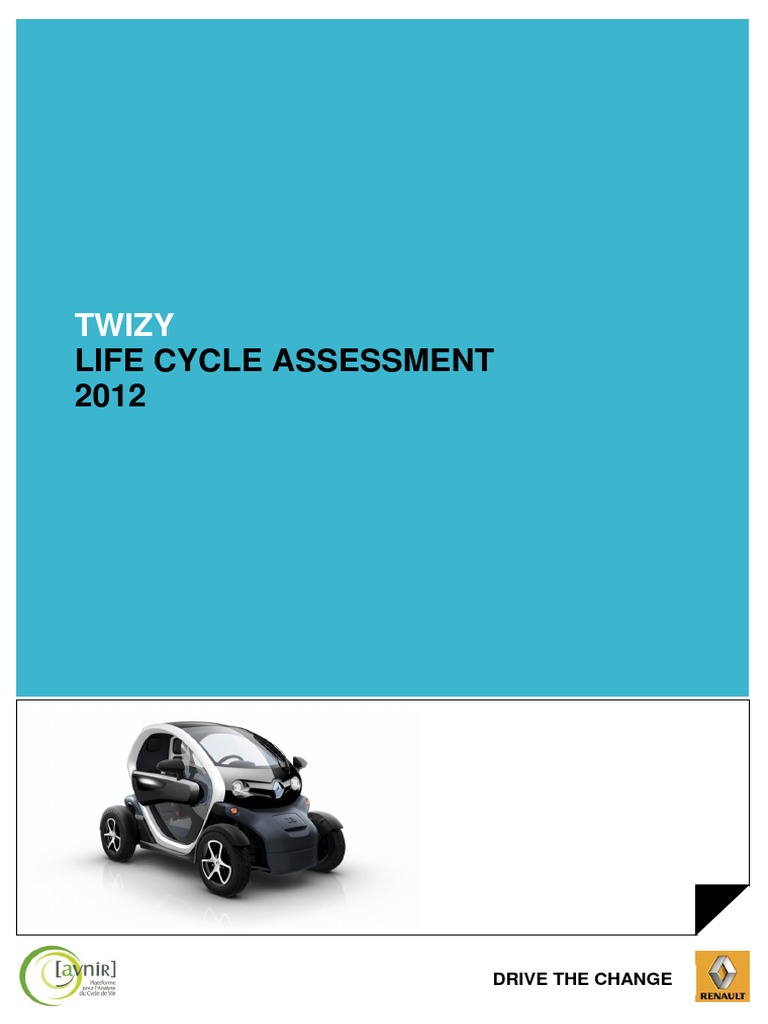 ACV Twizy 2012 | PDF | Life Cycle Assessment | Electric Vehicle