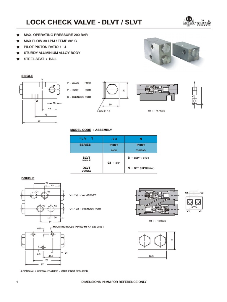 DLVT - PG1 - 180412 PDF | PDF | Valve | Engines