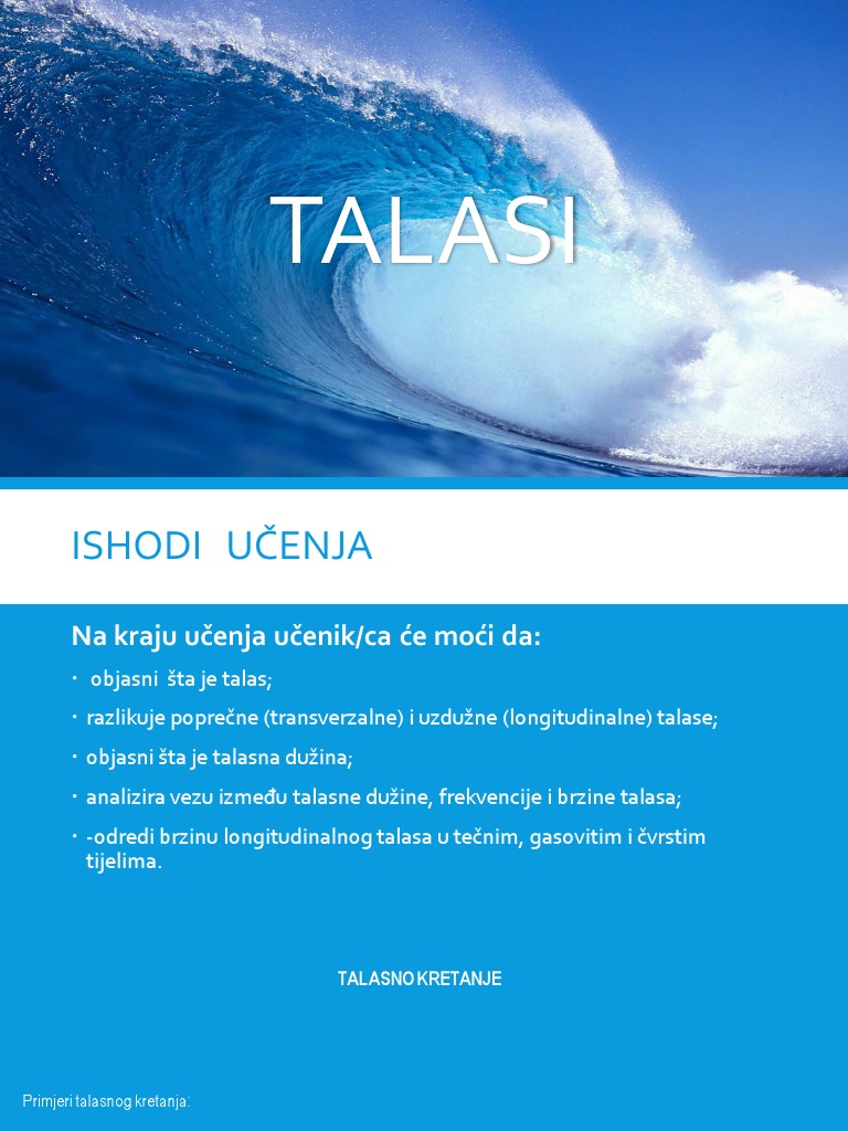 Mehanicki Talasi | PDF