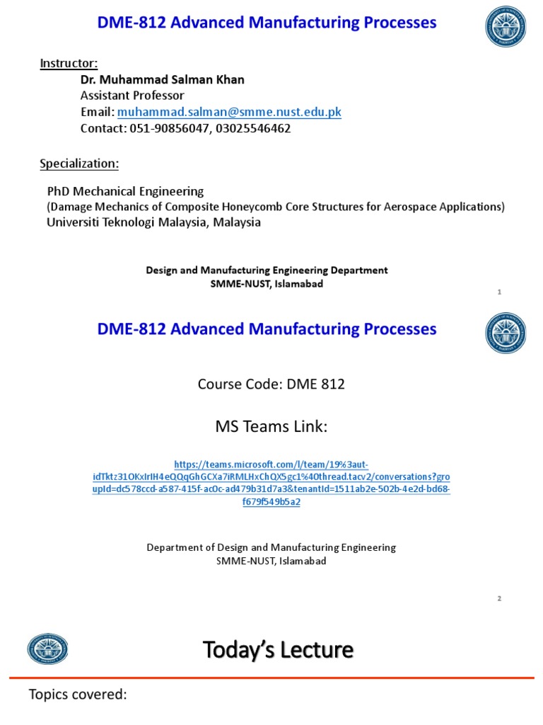 Lecture 1 | PDF | Engineering | Automation