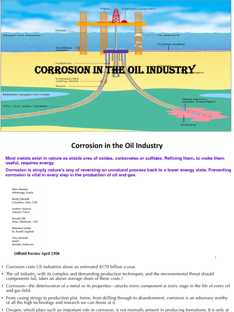 Texas Oil Field Corrosion Control Strategies | PDF