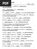 Grammarism First Vs Second Conditional Test 1 Solved | PDF