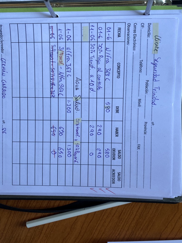 Apuntes Libro Auxiliar de Cliente (Formato Comprimido) | PDF