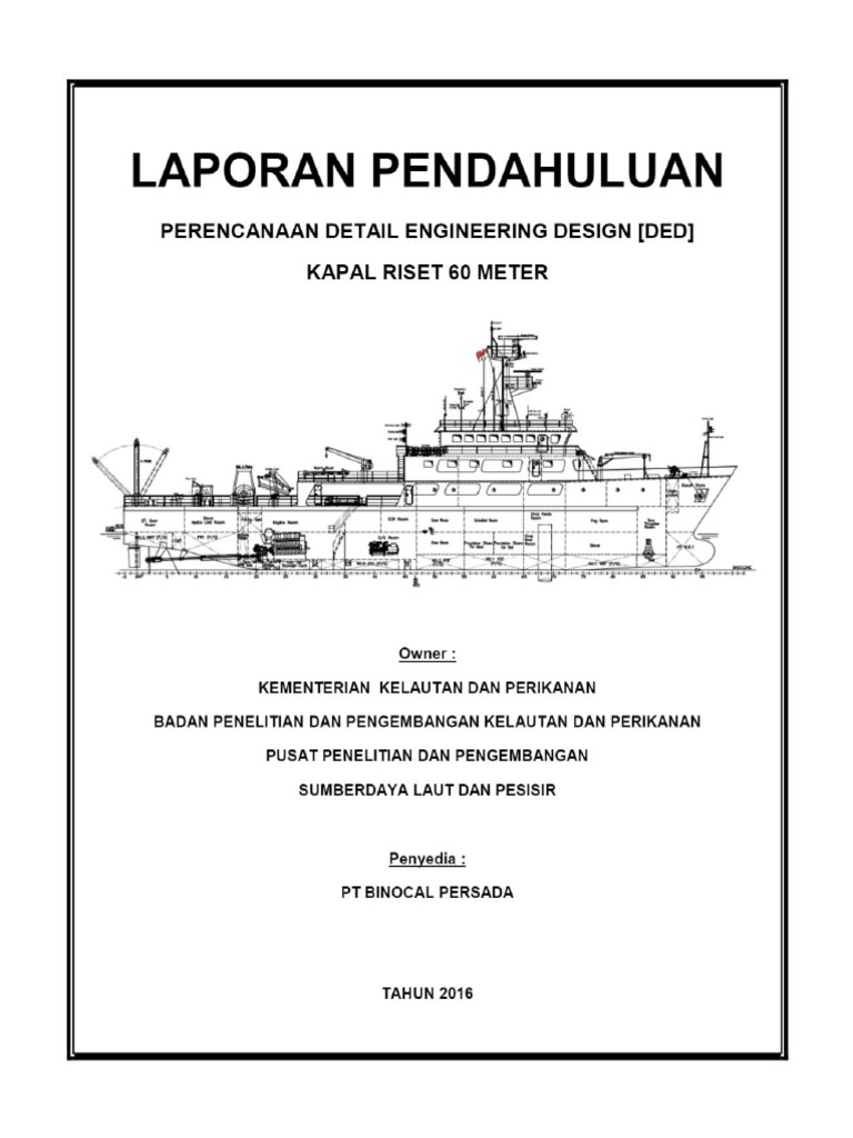 Ded Kapal Riset 60 Meter | PDF