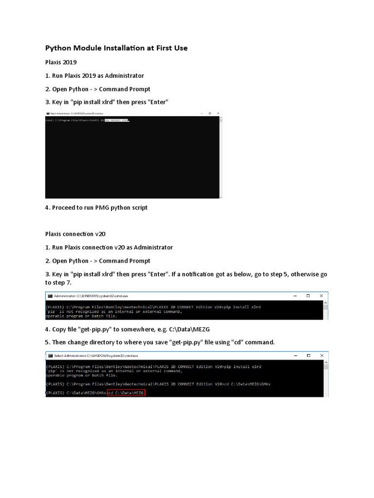 Python module installation | PDF