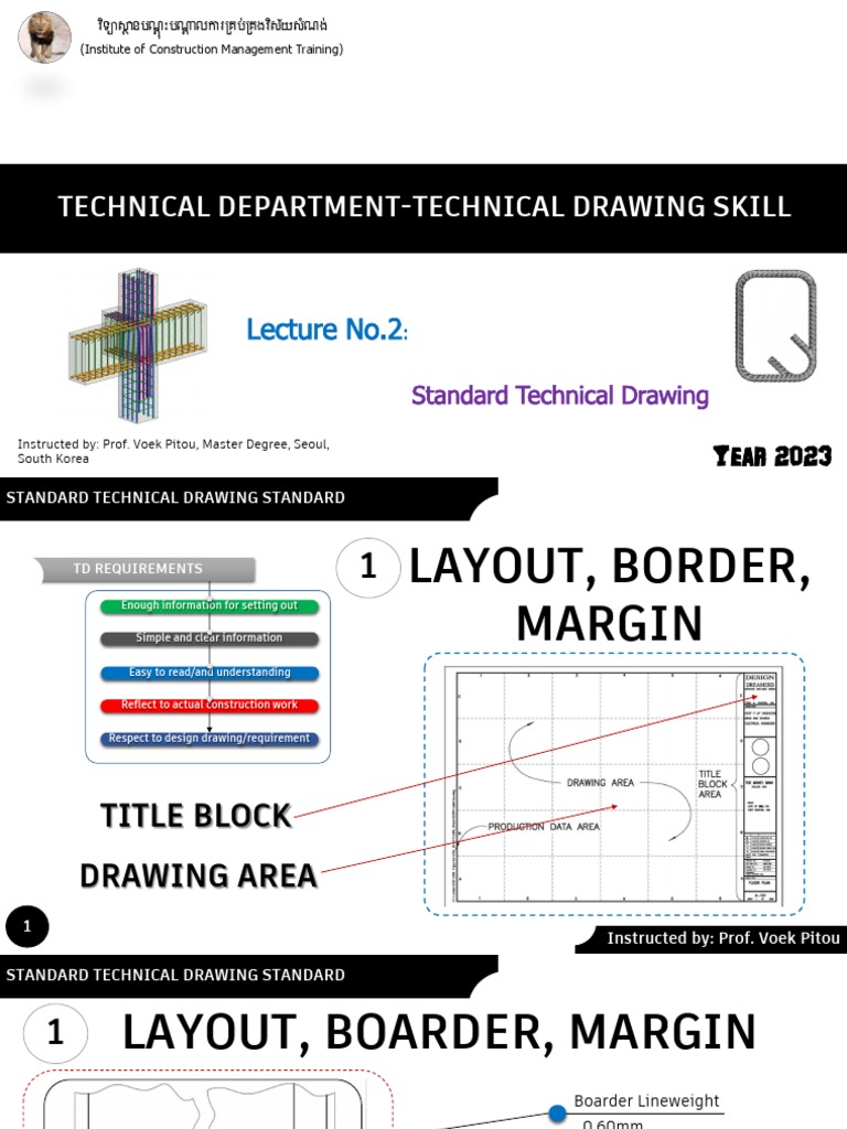Session 02 - Standard Format For Technical Drawing | PDF | Technical ...