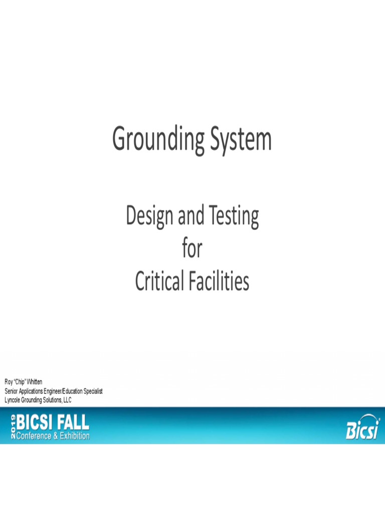 Grounding System Design and Testing | PDF | Electrical Resistivity And ...