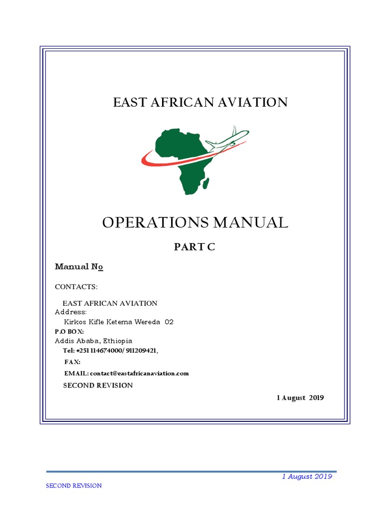 East African Aviation Ops Manual Part C | PDF | Instrument Flight Rules ...