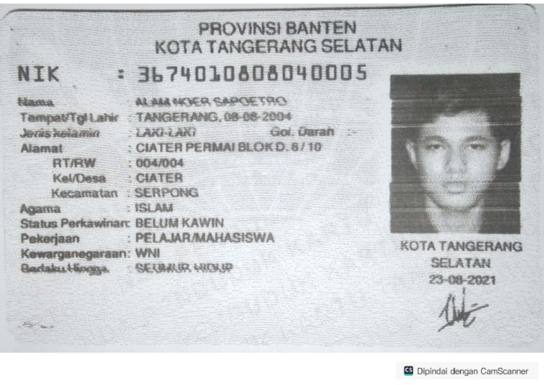 Fotocopy KTP PDF | PDF