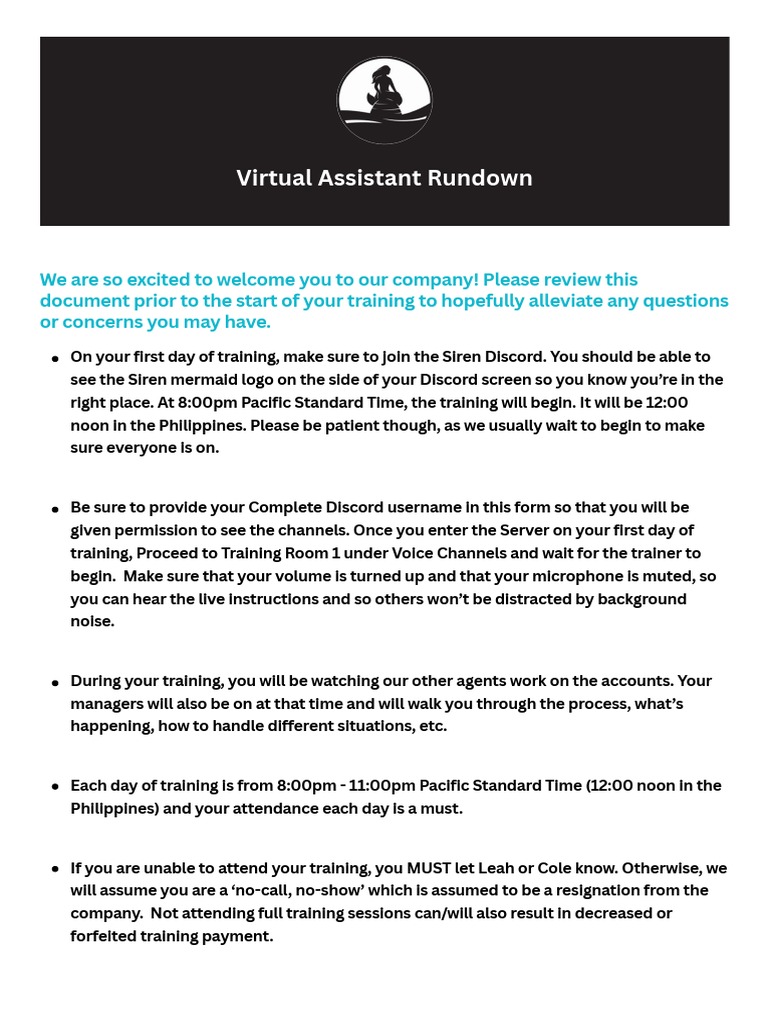 Siren VA Rundown and FAQs | PDF | Computing | Communication