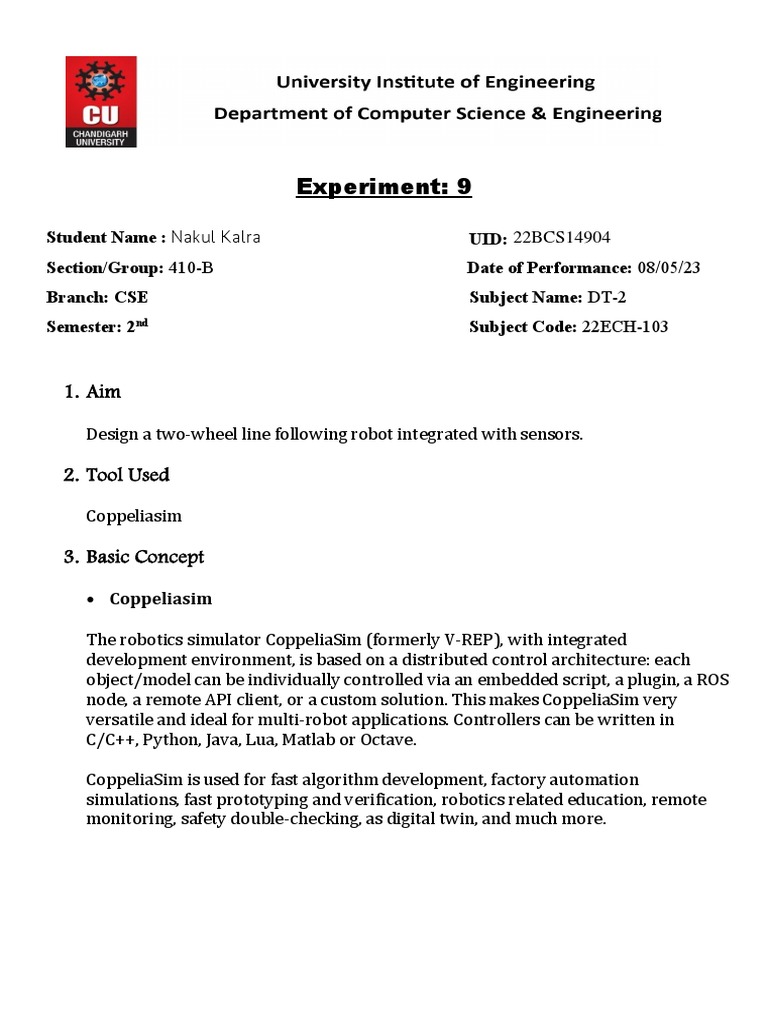 Nakul DT 9 Exp PDF | Download Free PDF | Computing | Computer Science