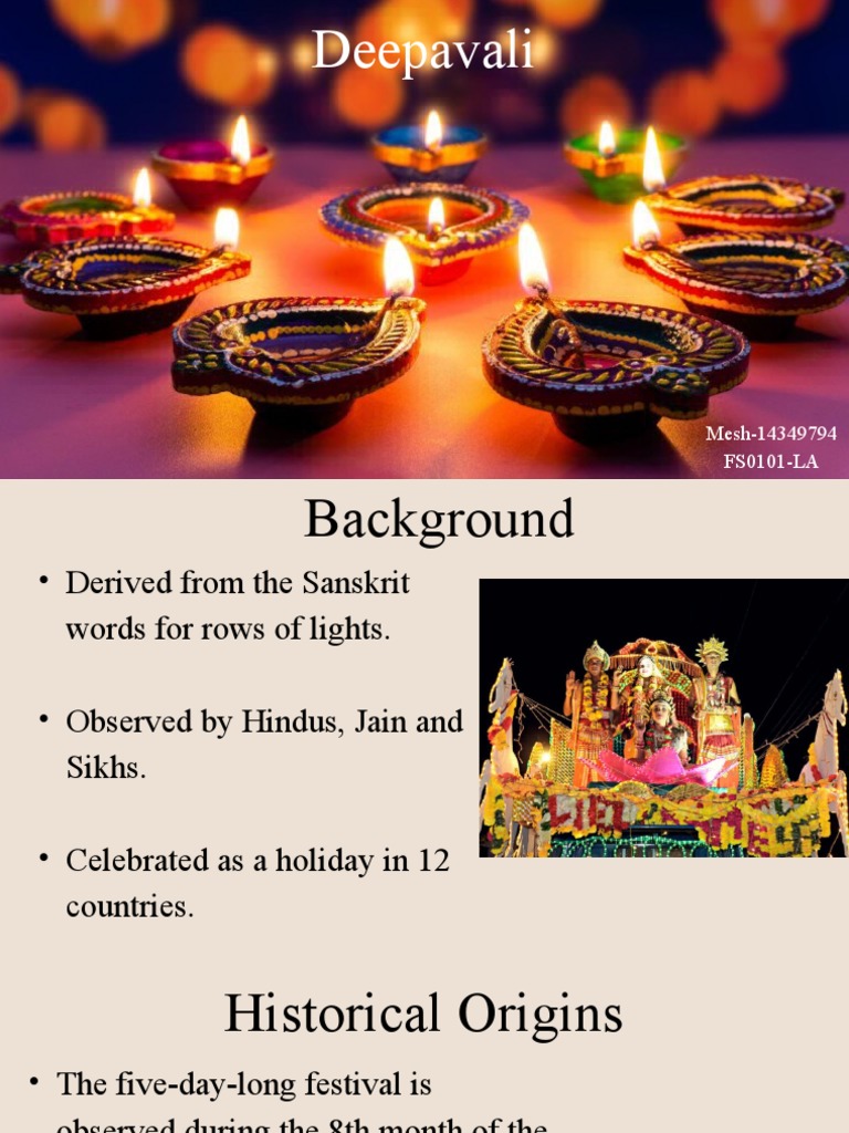Deepavali | PDF | Festival | Indian Religions