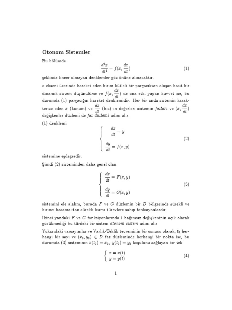 Dynamic Systems-Dinamik Sistems | PDF