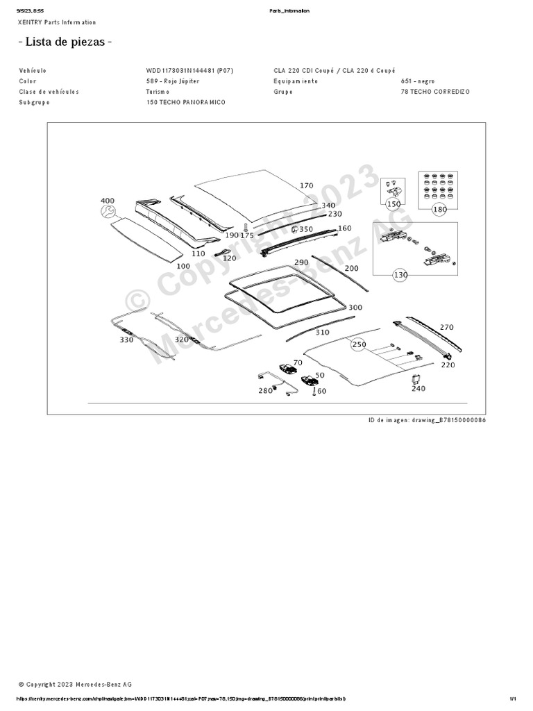Despiece Techo PDF | PDF