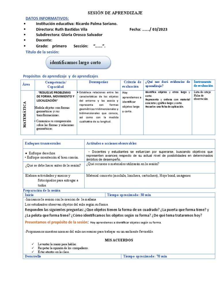 SADASA | PDF | Evaluación | Rectángulo