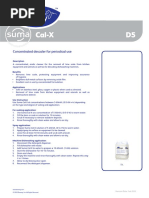 PIS - J512 No Rinse Sanitiser | PDF | Disinfectant | Water