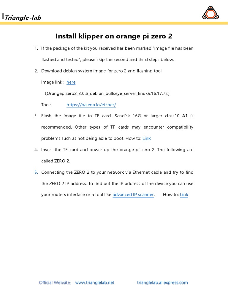 Install Klipper On Orange Pi Zero 2 | PDF | Sudo | Computer Science