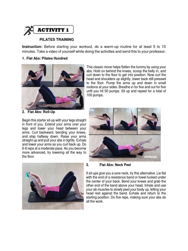 Pilates Training | PDF | Anatomical Terms Of Motion | Weight Training