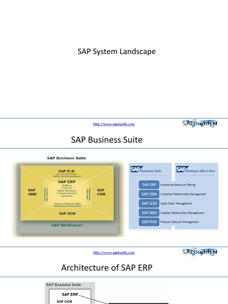 1 Sap System Landscape Pdf
