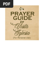 Prayer Guide For Visita Iglesia | PDF | Eucharist | Jesus