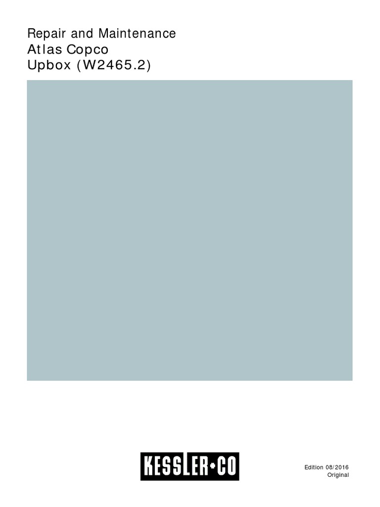 RE - Atlas Copco - Upbox W2465 - 2 - en PDF | PDF | Bearing (Mechanical ...