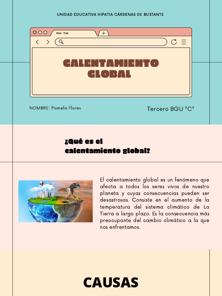Calentamiento Global | PDF | Cambio climático | Gases de efecto invernadero
