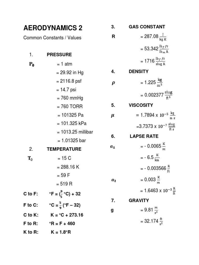 Aerodynamics 2 Prelim Reviewer | PDF | Internal Combustion Engine | Horsepower