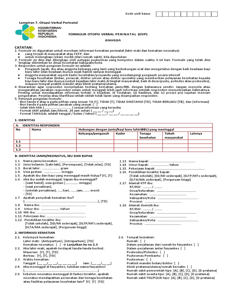 Form OVP FINAL - 2022 | PDF