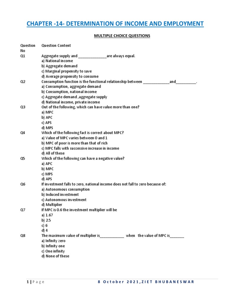 Macro CH 7 & 8 PDF | PDF | Fiscal Multiplier | Reserve Bank Of India