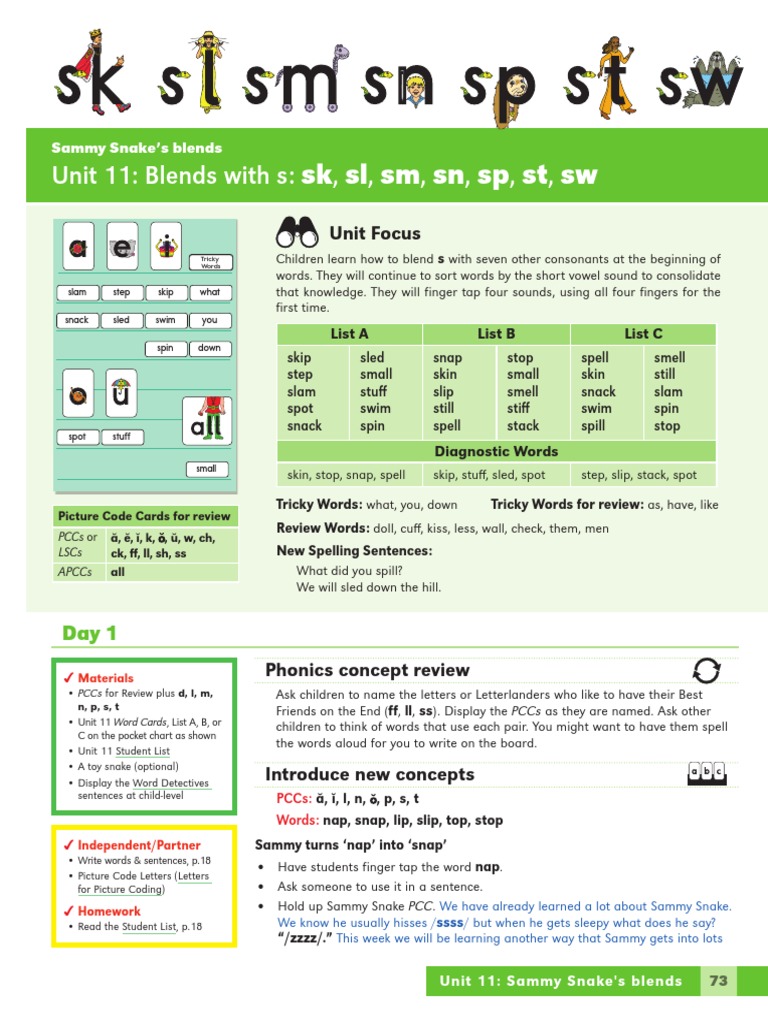 Letterland_Grade-One_Unit-11_sm | PDF | Phonics | Linguistics