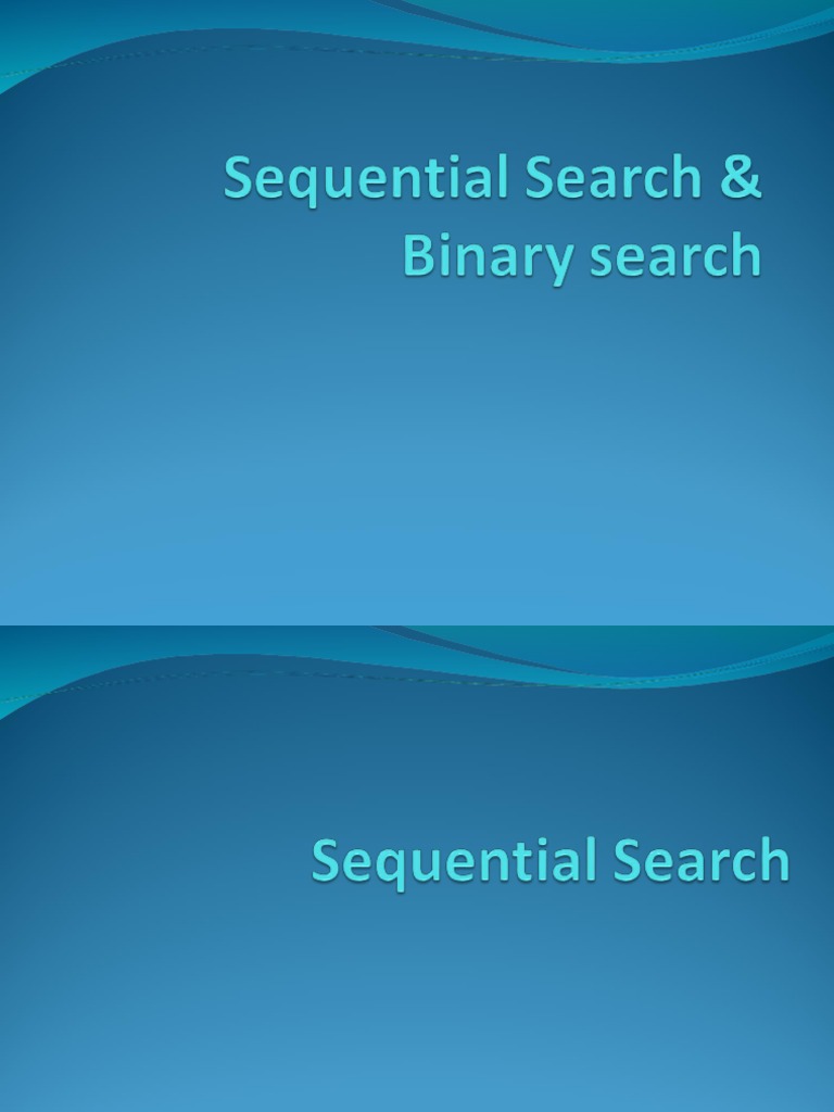 Binary Search | PDF | Computer Science | Algorithms