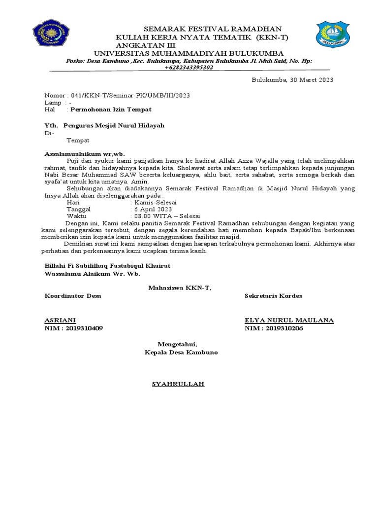 41 Permohonan Lokasi | PDF