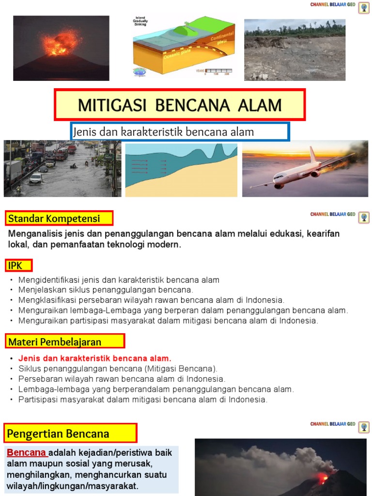 Mitigasi Bencana - Pps PDF | PDF