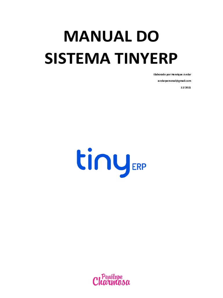 Manual Do TINYERP | PDF | E-commerce | Informática