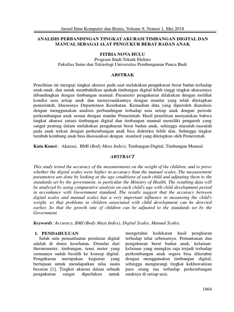 Analisis Perbandingan Tingkat Akurasi Ti 43e5a15b PDF | PDF