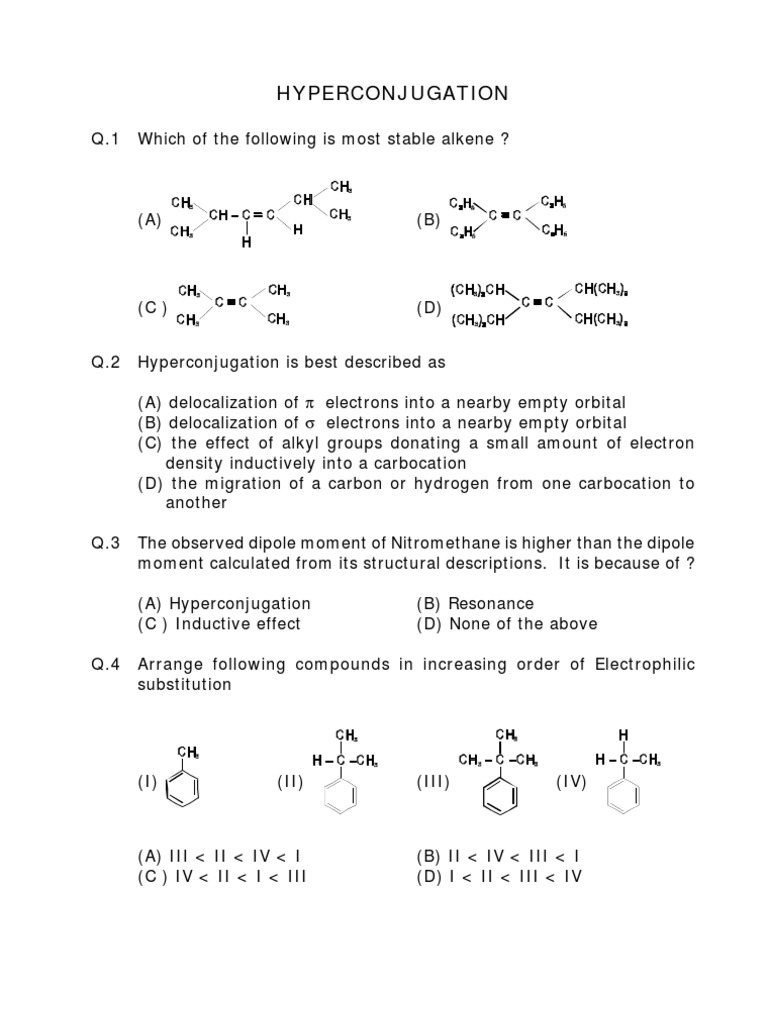 Hyper Conjugation | Organic Chemistry | Chemistry