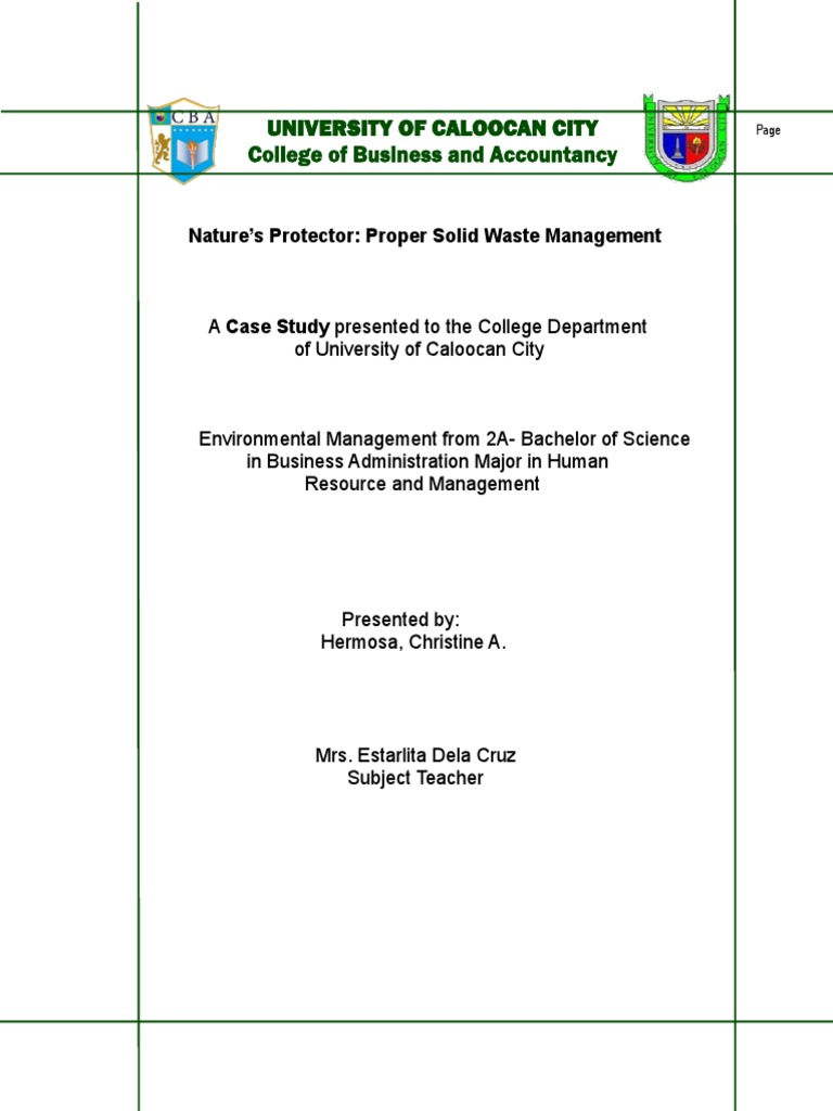 Proper Solid Waste Management Strategies | PDF | Waste Management | Waste