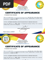 Script For 2021 First Semester Barangay Assembly | PDF | Social Science