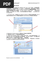 Ejercicios Curso de Access Con Ejercicios Prácticos Access | PDF | Bases de datos