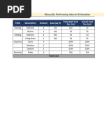 Using-Excel-Templates-to-Estimate-Interior-Design | PDF | Home ...