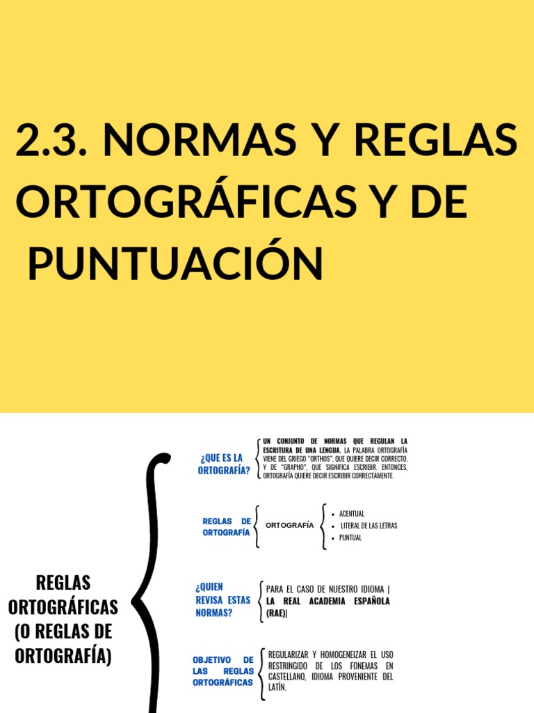 Normas y Reglas Ortográficas y de Puntuación | PDF | Coma | Idiomas