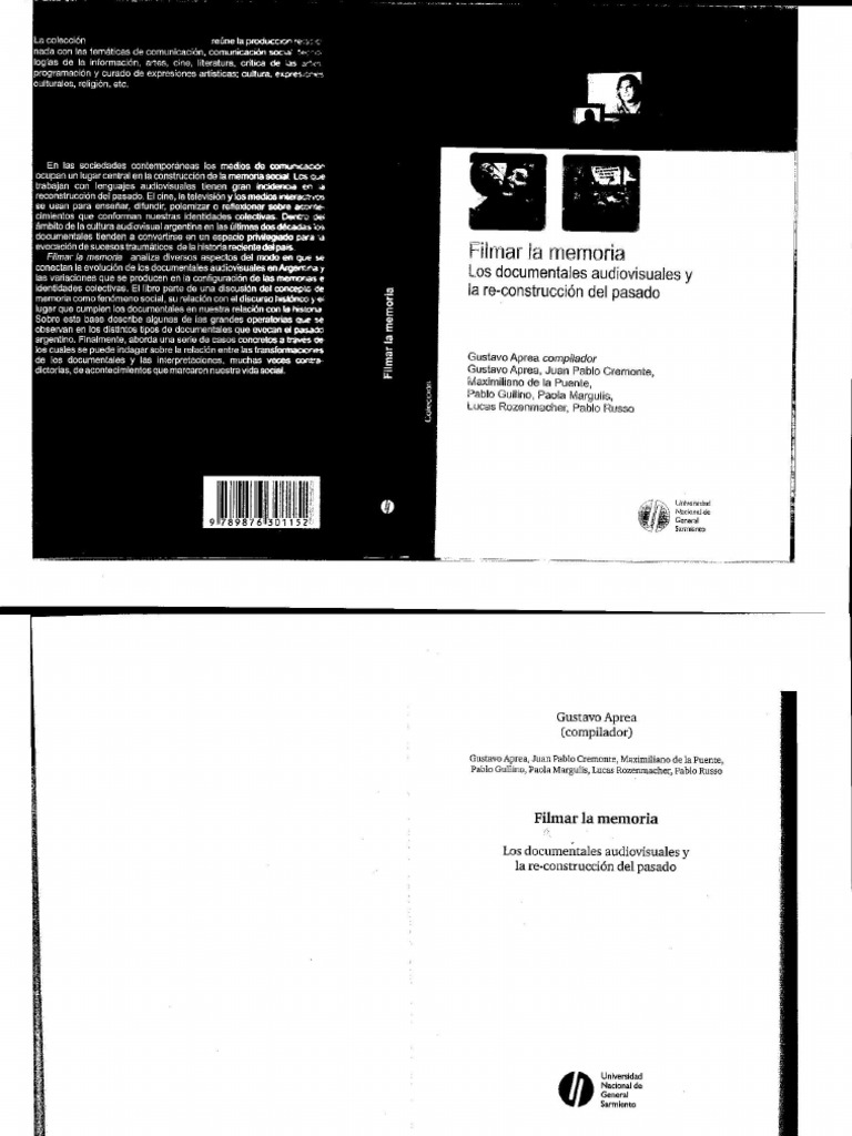 Filmar La Memoria Gustavo Aprea | PDF