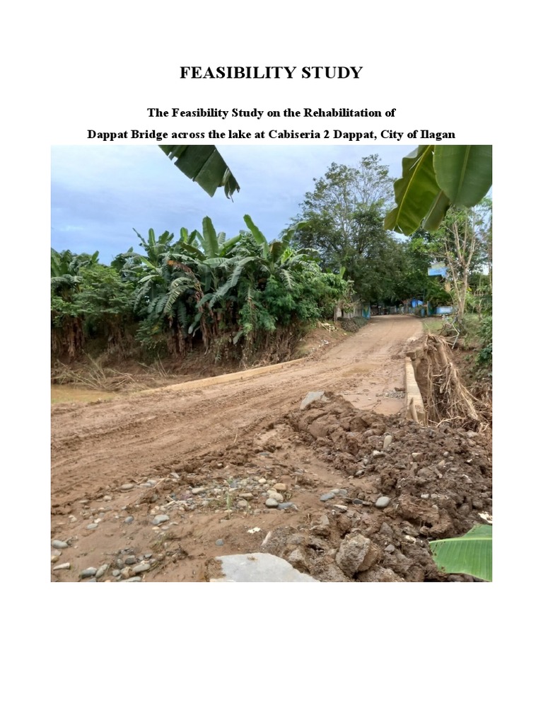 Final Feasibility Study | PDF | Flood | Bridge