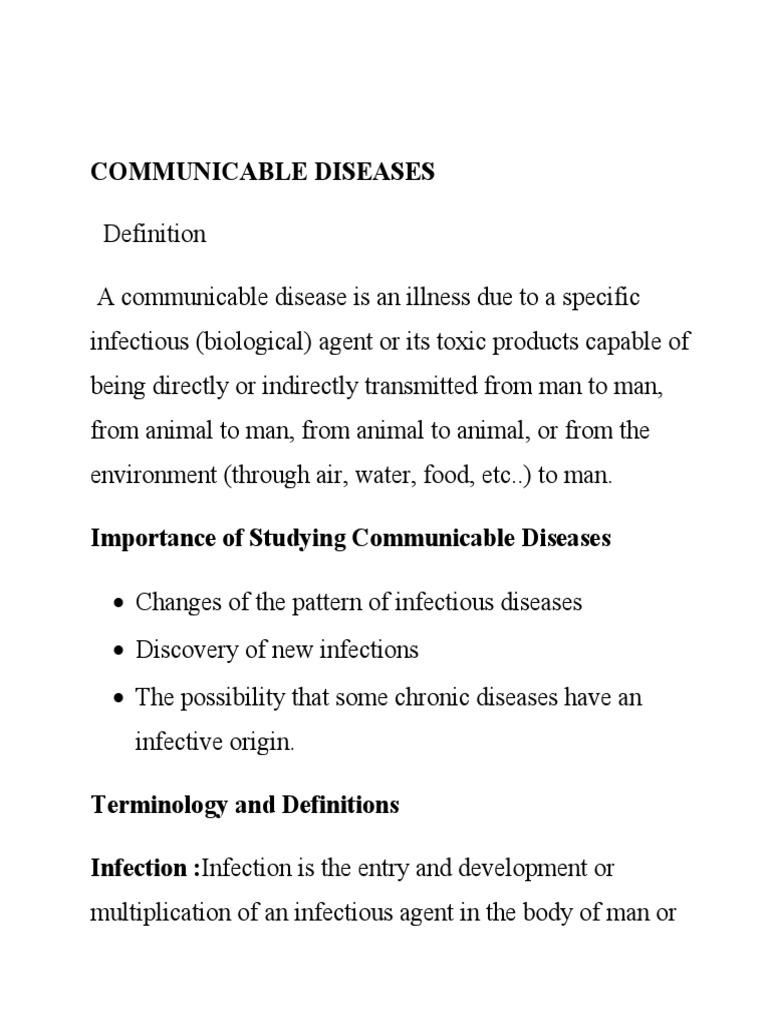 Understanding Communicable Diseases | PDF | Infection | Pneumonia