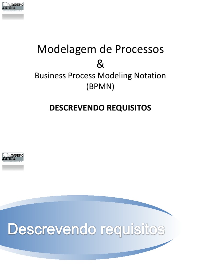 Modelagem de Processos &: Business Process Modeling Notation (BPMN) | PDF | Tecnologia da ...